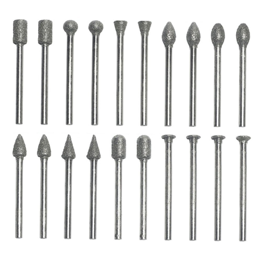 Multi functional Diamond Burr Set Drill Bits for Grinding and Polishing ...