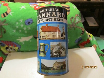 Whitbread Tankard Draught Beer 94 fl oz Tin Can Empty by Whitbread & Co ...
