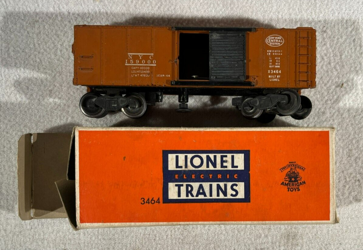Lionel PW 3464 ATSF Operating Boxcar 1949-52 C6 for sale online | eBay