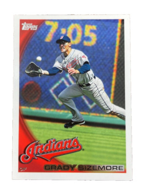 2010 TOPPS CARD # 625 Grady Sizemore - Cleveland Indians | eBay