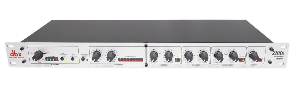 DBX 286S Mic Pre-Amp Processor 286 S Microphone/Instrument Preamp ...