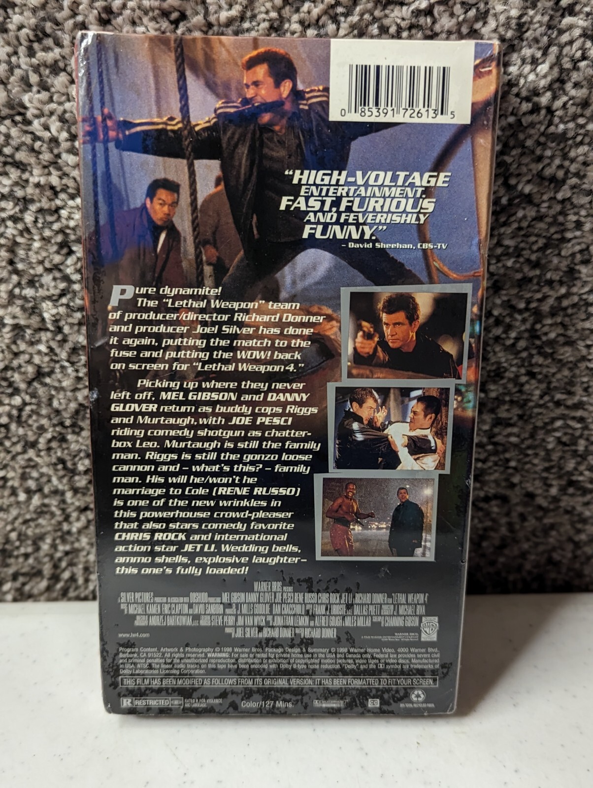 LETHAL WEAPON 4 VHS - *SEALED* Mel Gibson Richard Donner Action Movie 85391730033 | eBay