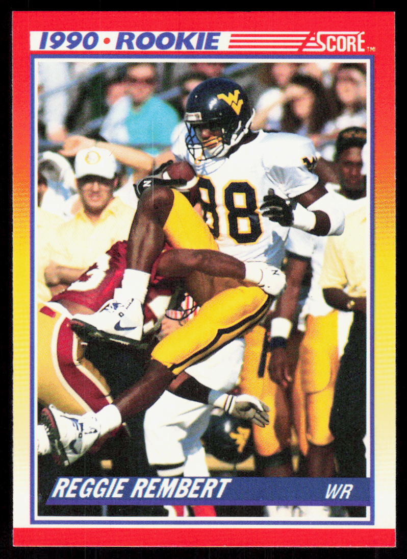 1990 Score 297 Reggie Rembert West Virginia Mountaineers | eBay