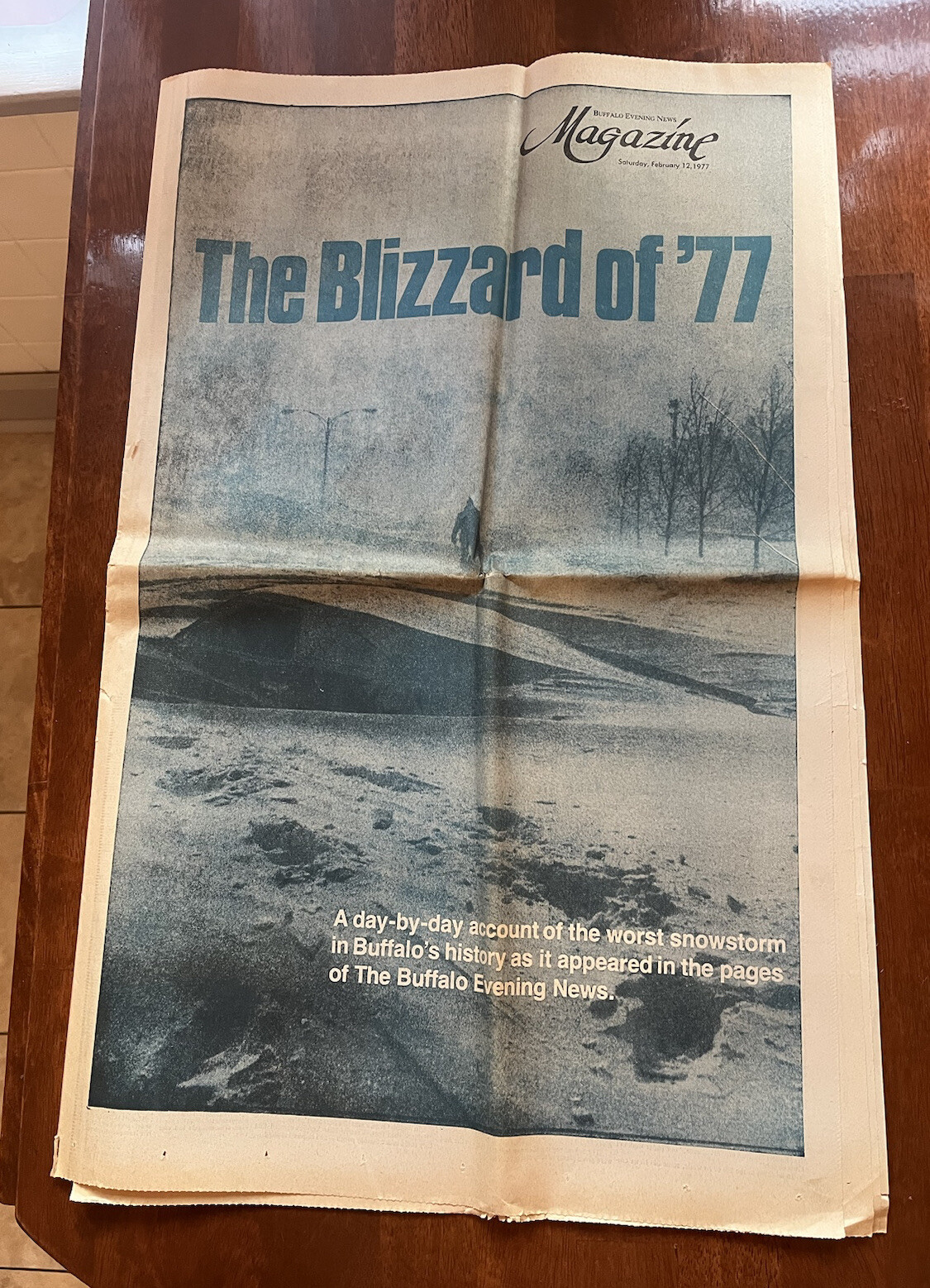 Buffalo News Blizzard Of ‘77 Special Edition Newspaper Magazine USED ...