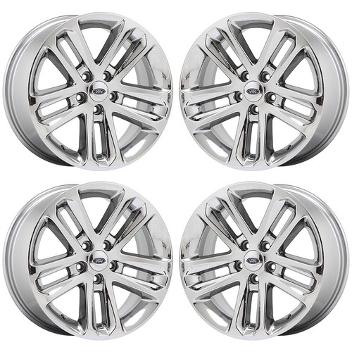 18" Ford Explorer Bright Chrome wheels rims Factory OEM set 3859 | eBay