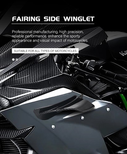 Wing Deflectors Fairing Side Winglet Aerodynamic For Kawasaki Ninja 650 ...