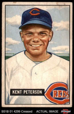 1951 Bowman #215 Kent Peterson Reds 3 - VG | eBay