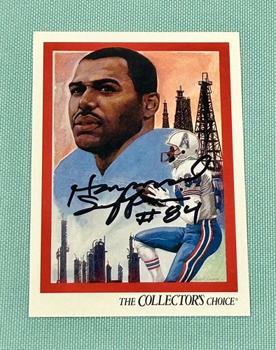 Haywood Jeffires 1992 Upper Deck UD OILERS Checklist Signed Autograph ...