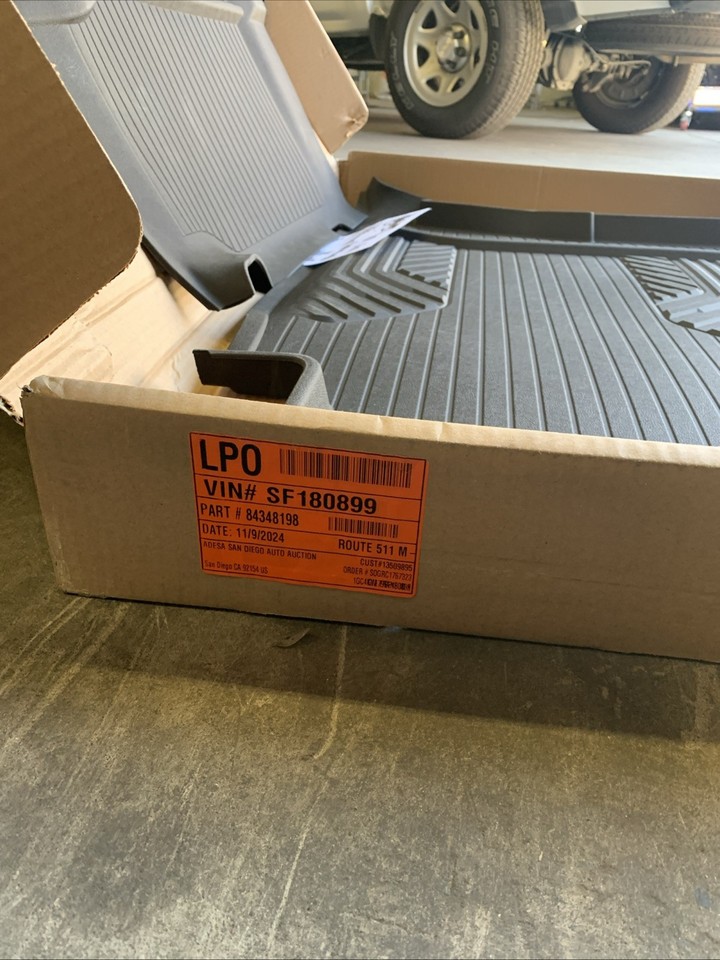 2019-2024 Silverado Sierra Crew Cab Rear Floor Liners 84348198 | eBay