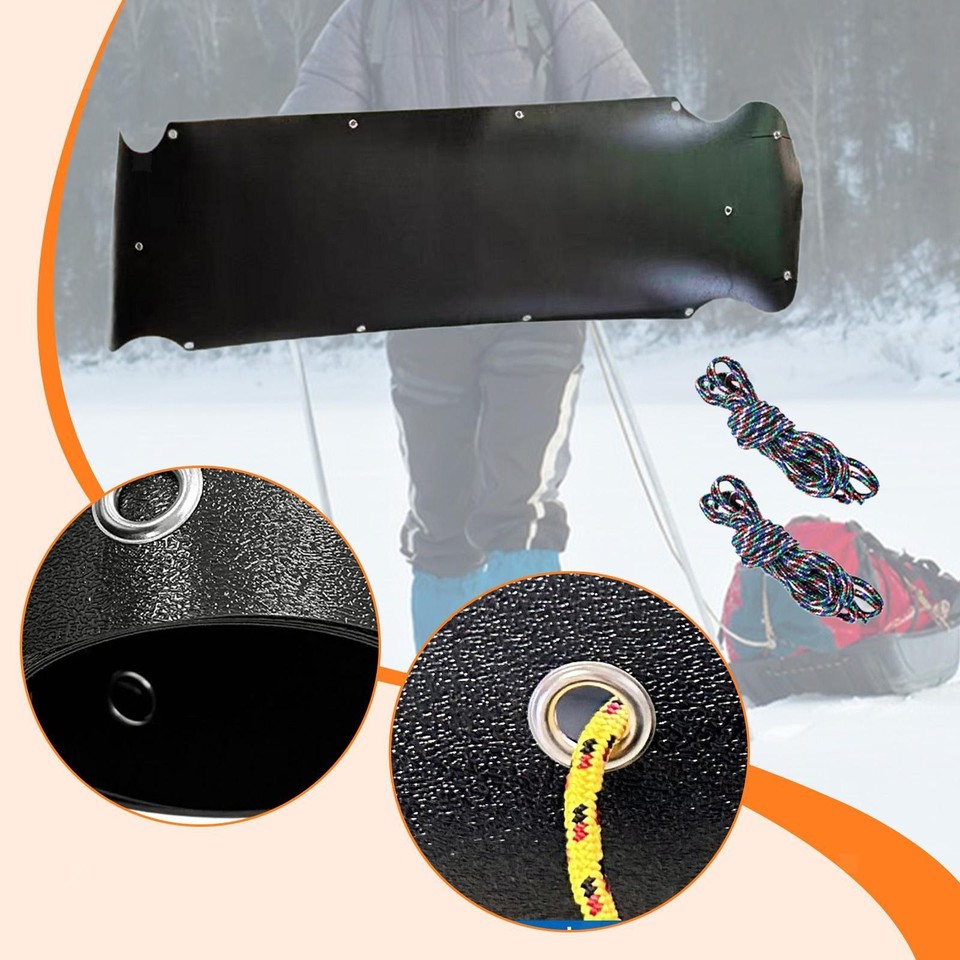 Deer Drag Sled Towing Sled Portable with Rope Thickened Cargo Pad Game ...