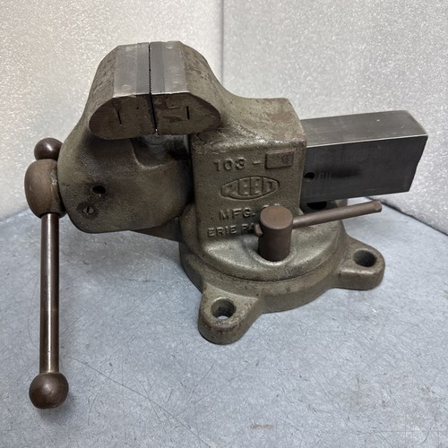 Vintage Reed 3 Inch Bench Vise Swivel Base Model 103 | eBay