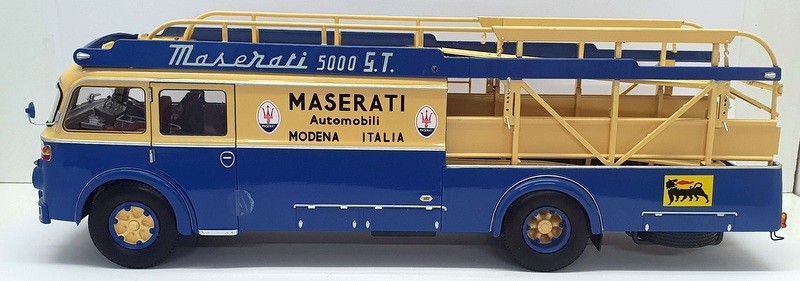 CMR 1/18 CMR141 Maserati Racing Car Transporter Fiat Bartoletti Tipo ...