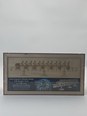 Universal Studios Jurassic World Velocicoaster Wooden Full Coaster ...