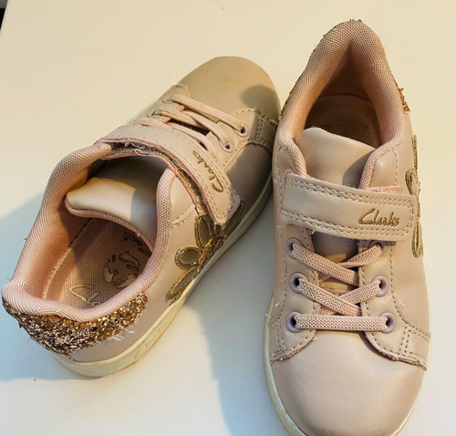 Girls Shoes Size 10 Kids Clarks Shoes Pink Sparkles | eBay