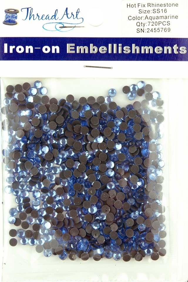 HOT FIX CRYSTAL RHINESTONES 3MM, 4MM, 5MM 28 COLORS - 720 OR 1440 ...