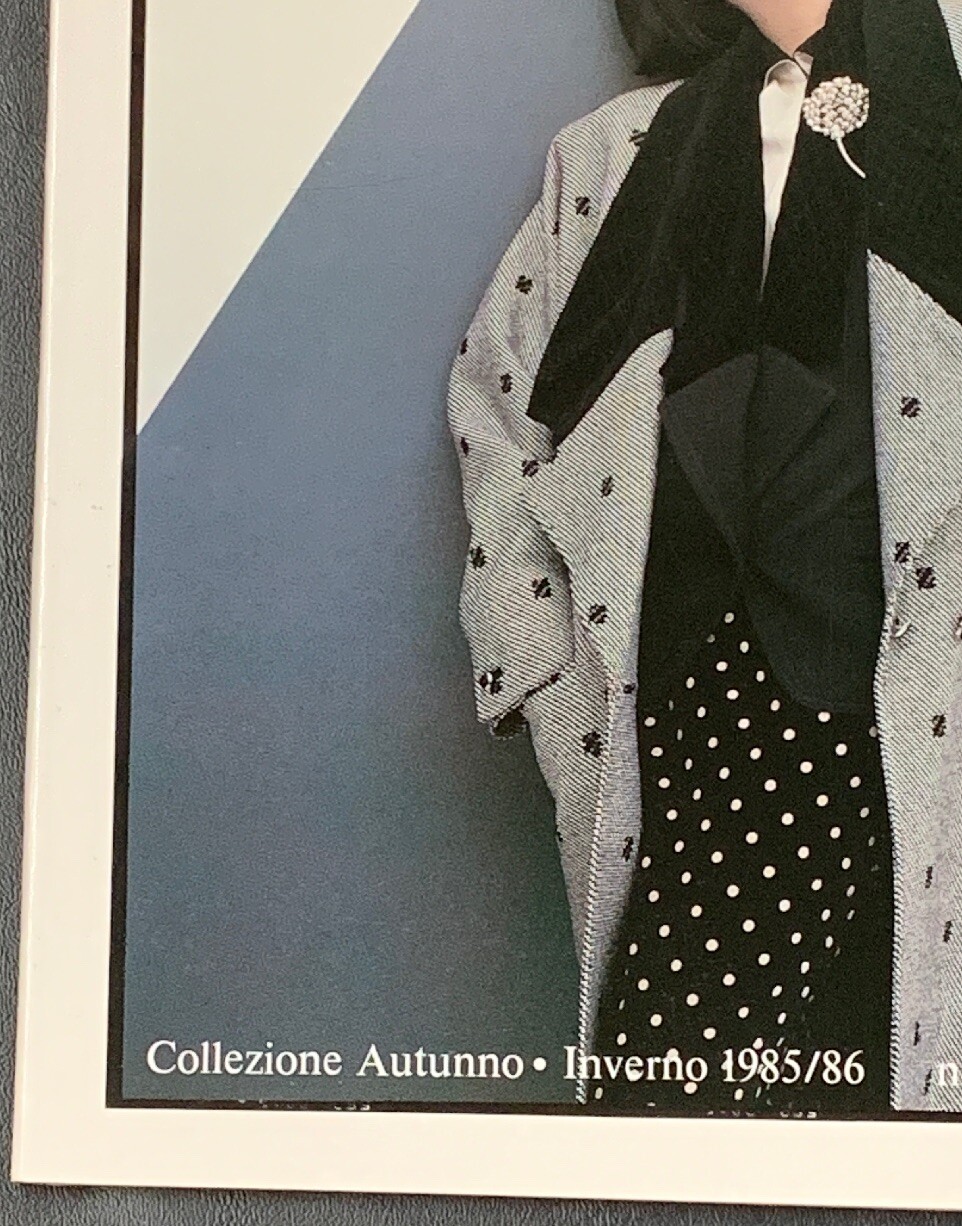 Vintage Versace Autunno Inverno Catalog Collezione 1985/86 Vogue Italia ...