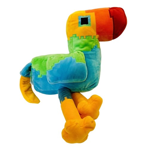 Minecraft Legends Big Beak Pinata Tropical Parrot Plush 10-inch PIllow ...