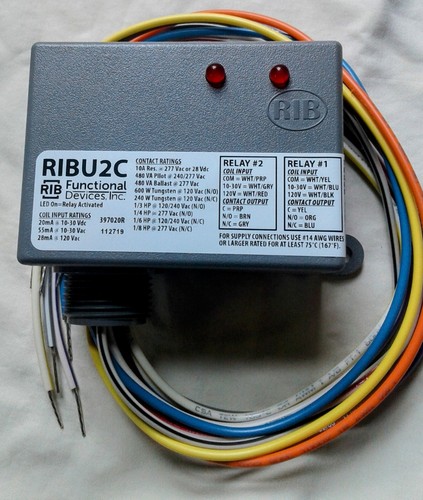 New FD Relay RIBU2C 10-30 Vac/dc 120Vac 2 SPDT New in box | eBay