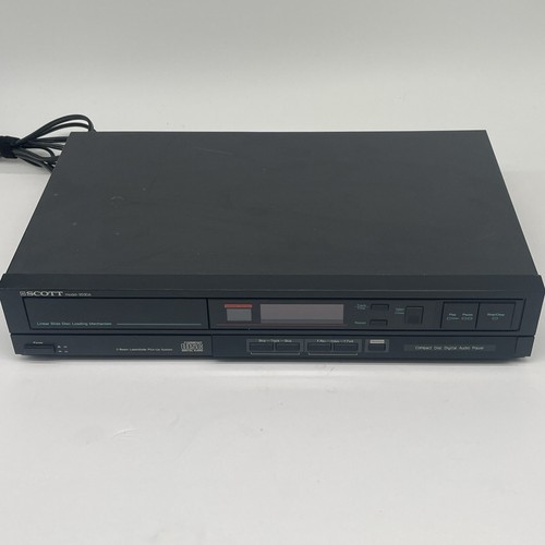Scott CD Player Model 959-DA 1986 Vintage Black Stereo Hi Fi TESTED ...