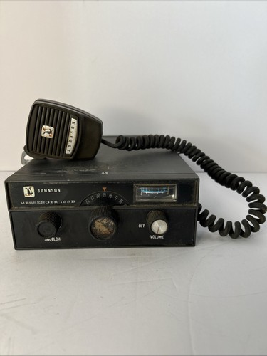 Vintage Untested Johnson Messenger 123B 23 Channel CB Radio w/ Mic | eBay