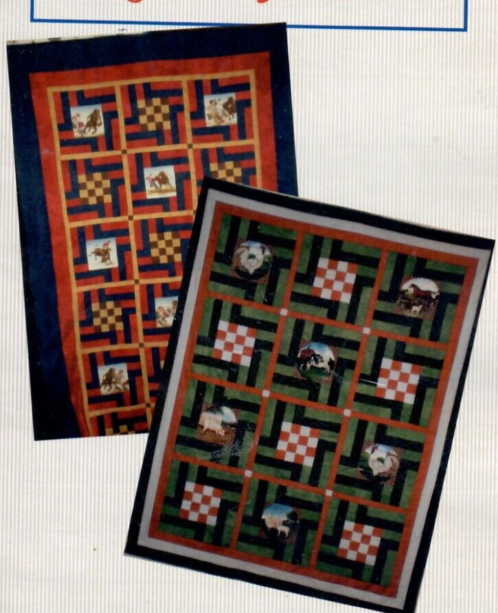 Quilt Pattern "Round About" Squares Easy by Christina Stiasny Lap or ...