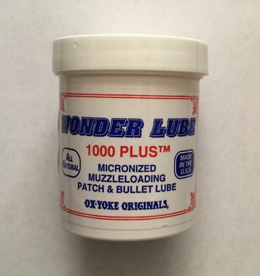Ox-Yoke Wonder Lube 1000 Plus Muzzleloading Patch & Bullet Lube - 4oz ...