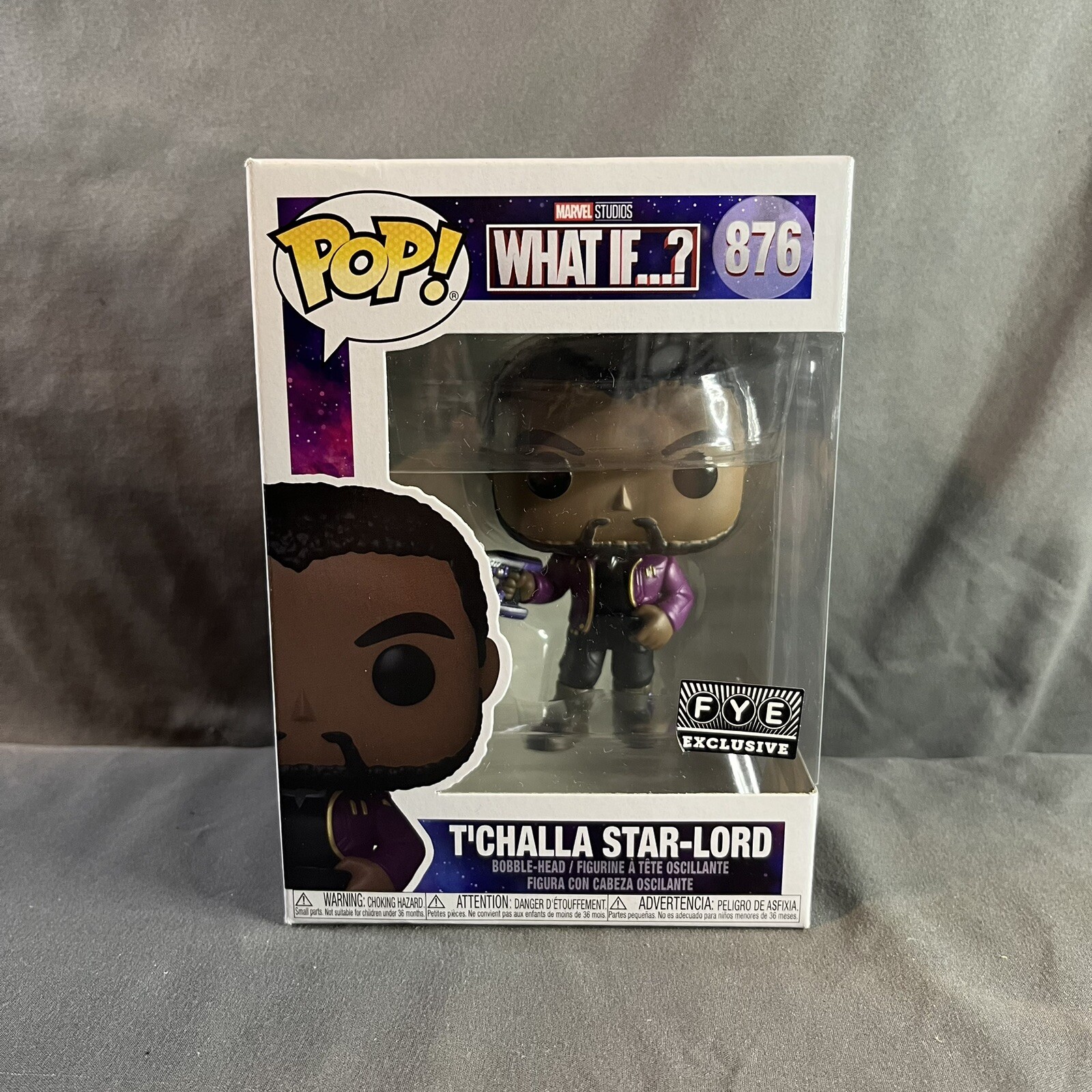 Funko Pop! What If Tchalla Star Lord 876 Fye Exclusive