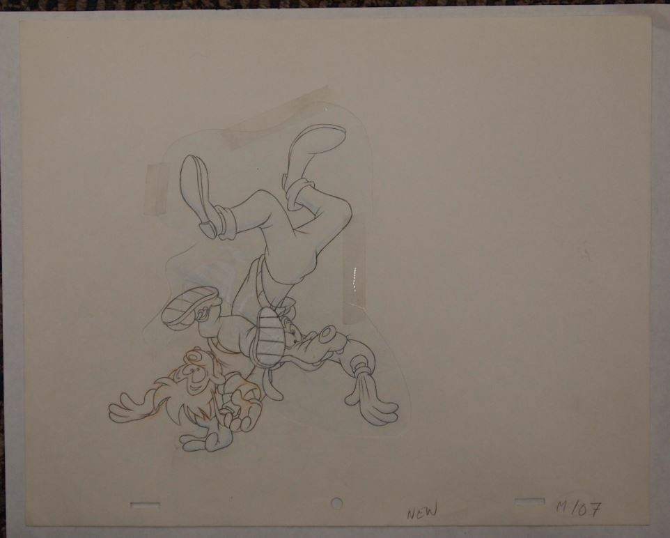 Goofy Max Goof Original Production Drawing OPD Maximilian Disney | eBay