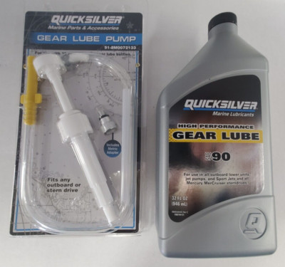 Mercruiser Quicksilver High Performance Gear Lube Quart Outdrive Oil ...