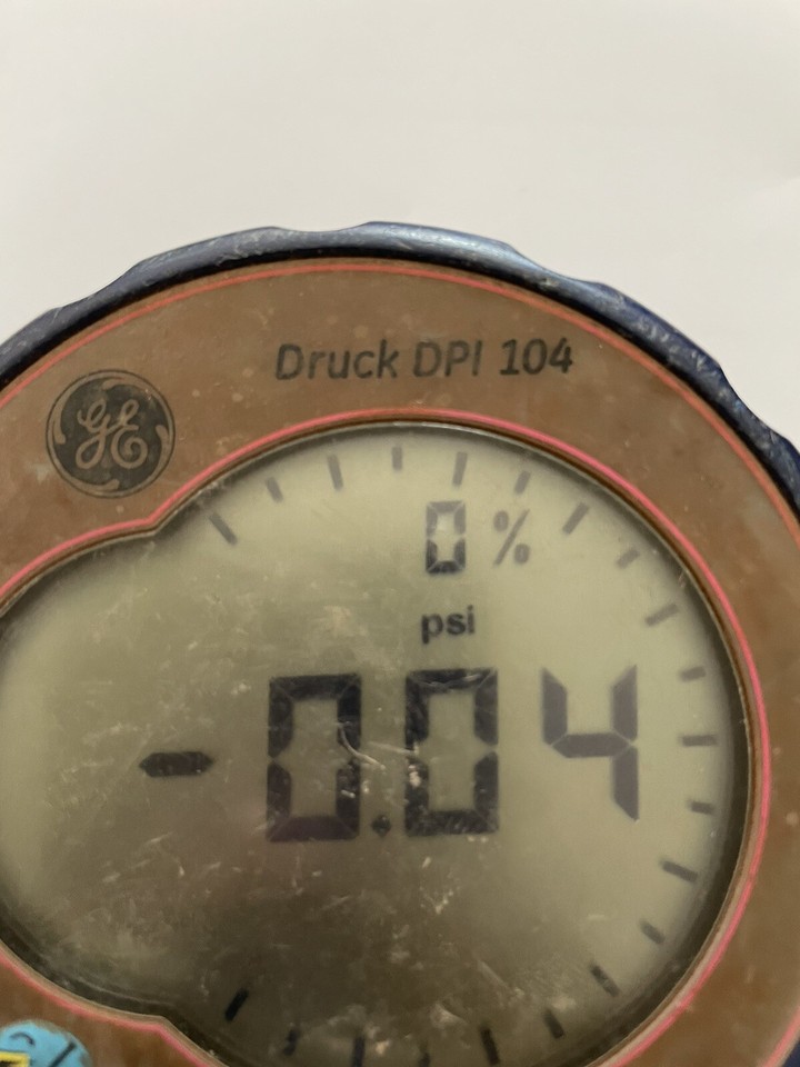 GE Druck DPI 104 Digital Pressure Gauge, 100 PSIG, 0-5V Output, Used | eBay