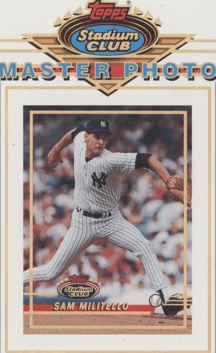1993 Topps Stadium Club - Master Photo Sam Militello for sale online | eBay