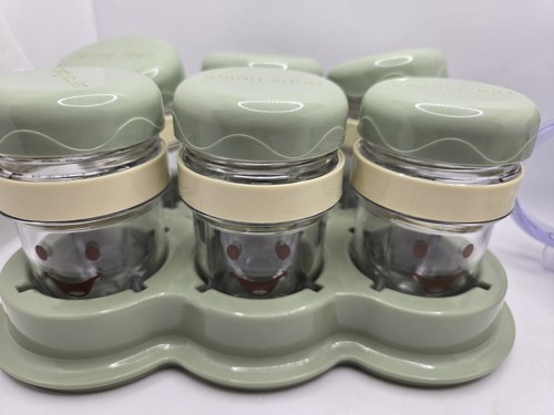 Baby Bullet Food Blender Processor Green Multi Individual Containers ...