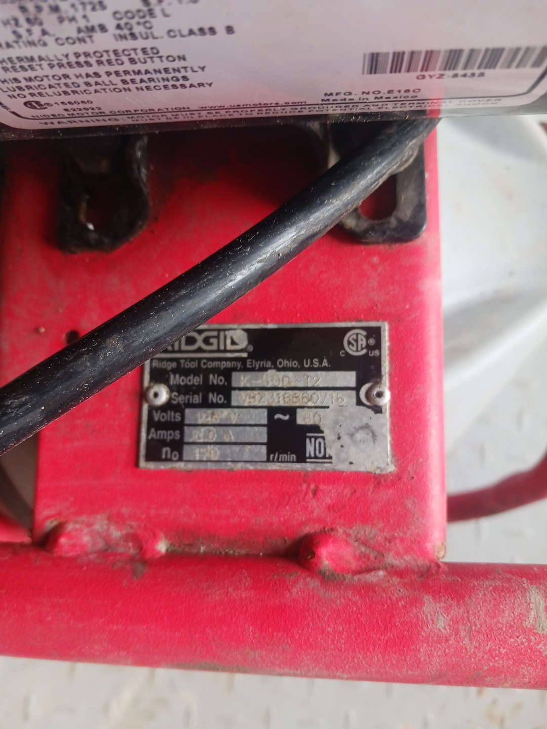 Ridgid K-400 Sewer Rooter Snake Machine 75 Feet 95691270139| eBay