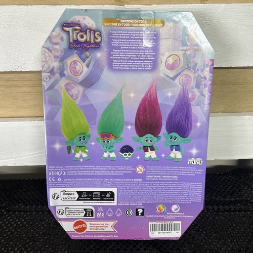 TROLLS BAND TOGETHER Dreamworks BROZONE ON TOUR Set Of 5 Small Dolls ...