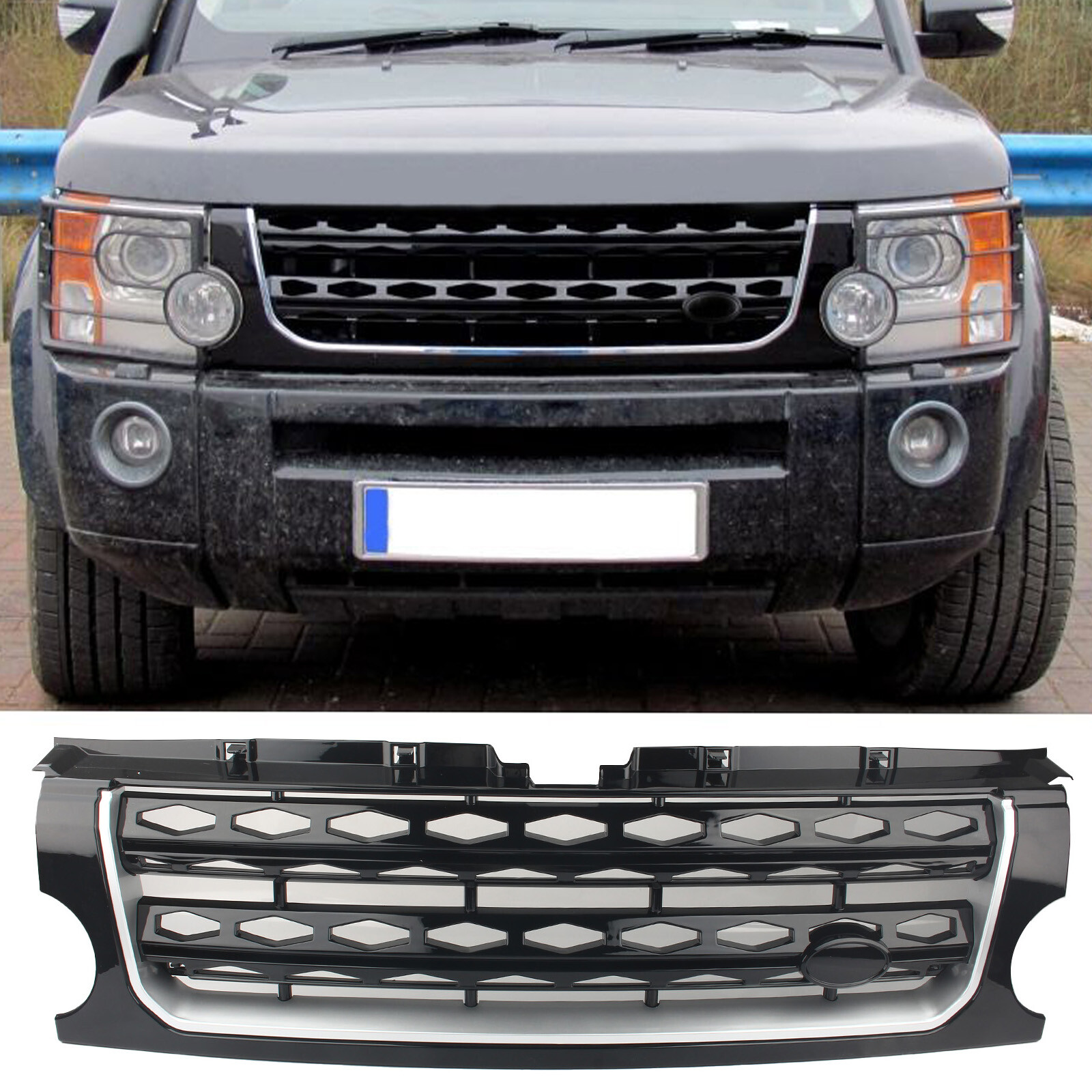 Fit For Land Rover LR3 Discovery 3 2005-2009 Front Bumper Vent Air ...
