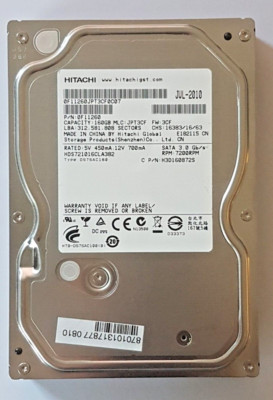 160 GB SATA Hitachi HDS721016CLA382 7200rpm 8MB Hard Drive 3.5 ...