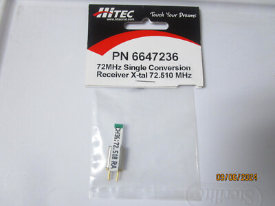 Hitec 72Mhz AM/FM Single Conversion Receiver Crystal CH36 72.510Mhz ...