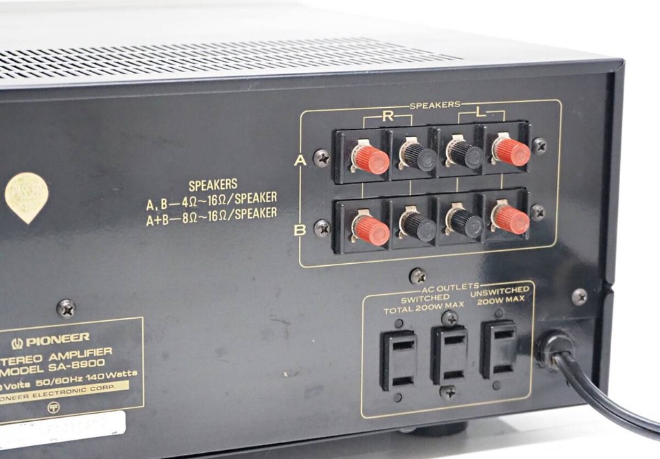 Pioneer SA-8900 Integrated Amplifier 100V Perfect operation Excellent++ ...