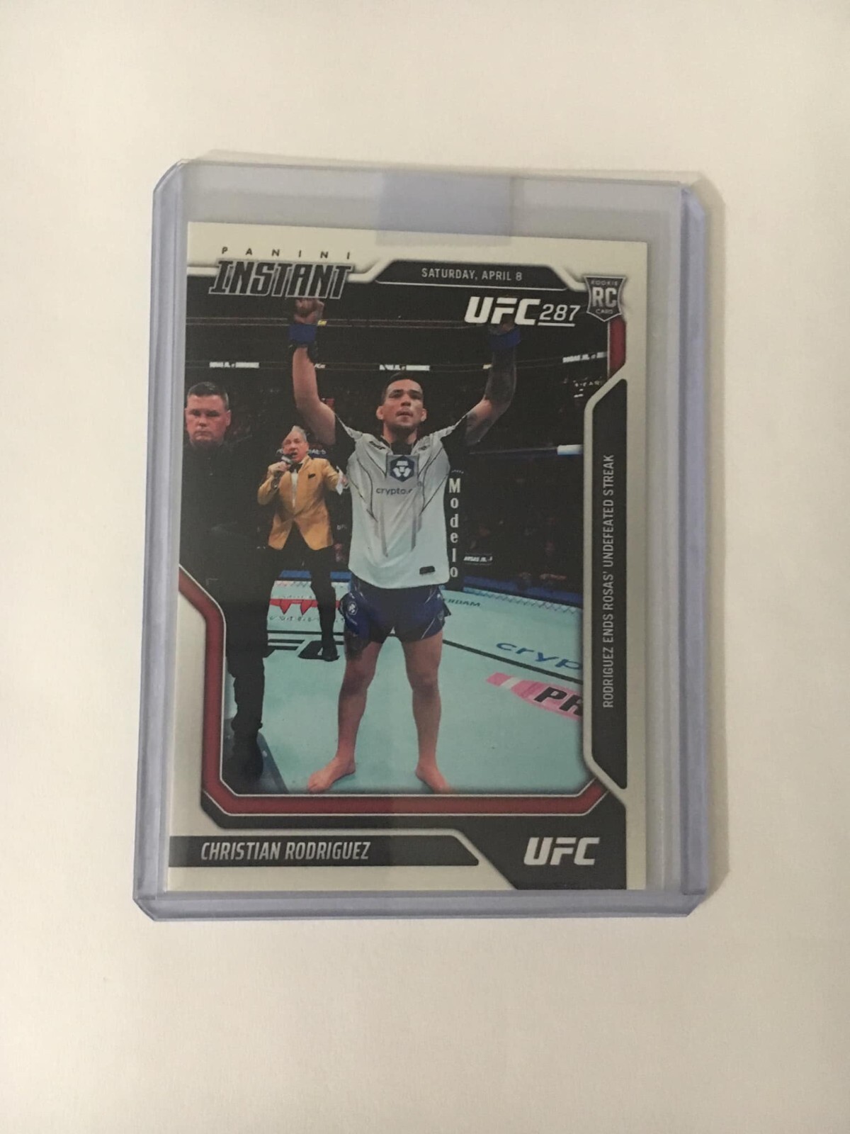 2023 PANINI UFC287 INSTANT #36 RC RODRIGUEZ ENDS ROSAS' UNDEFEATED ...