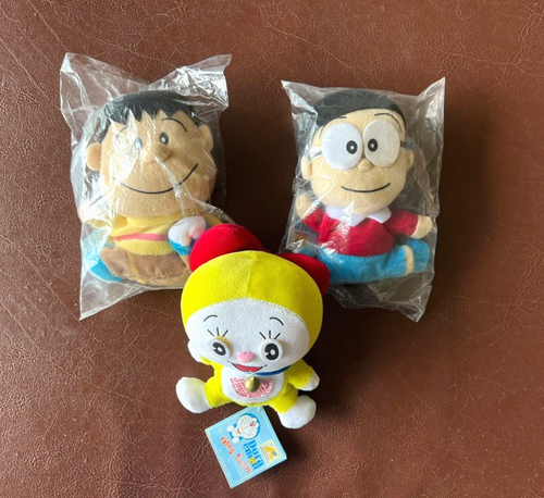 SET 3 Doraemon Tiny Dolls NOBITA GIAN DORAMI | eBay