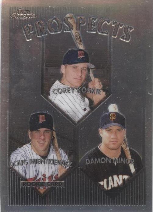 1999 Topps Chrome - Prospects Doug Mientkiewicz, Corey Koskie, Damon ...