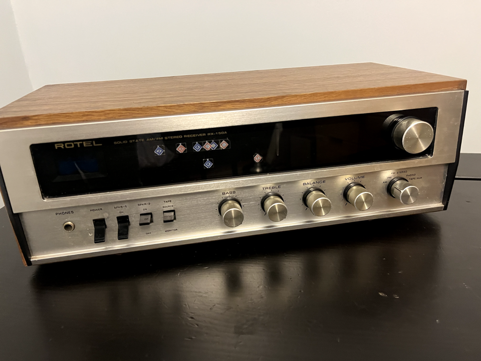 TESTED/VIDEO - Rotel RX-150A Solid State AM/FM Stereo Amplifier ...