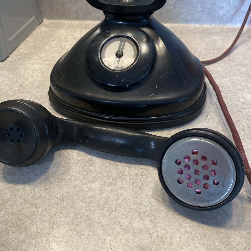 Vintage Bakelite No Dial Pyramid Style Telephone | eBay