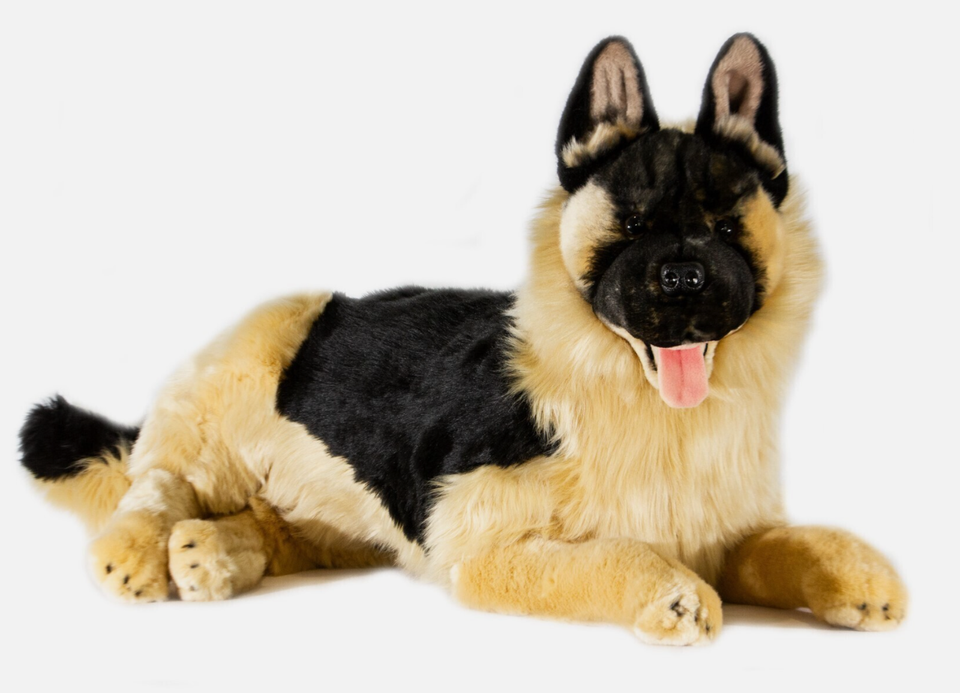 ~ ️~BOCCHETTA German Shepherd RANGER Large 64cm 25" plush Pocket soft ...