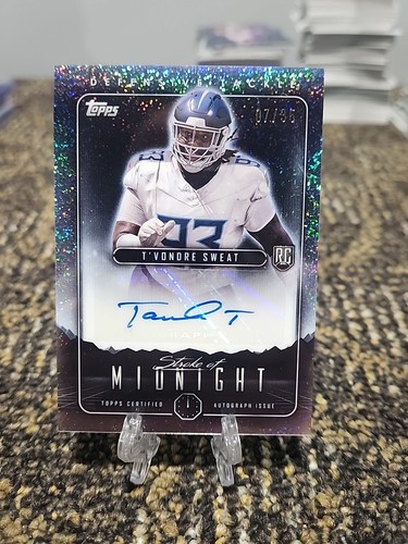 2024 Topps Midnight T'Vondre Sweat RC Auto Stroke of Midnight #SMA-TVS ...