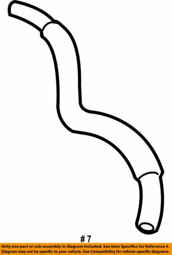 44348-33250 Toyota Hose, oil reservoir to pump, no.1 4434833250, New ...