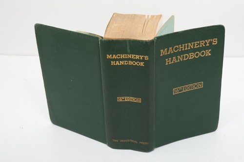 1959 Machinery's Handbook 16th Edition Reference Engineer Machinist ...