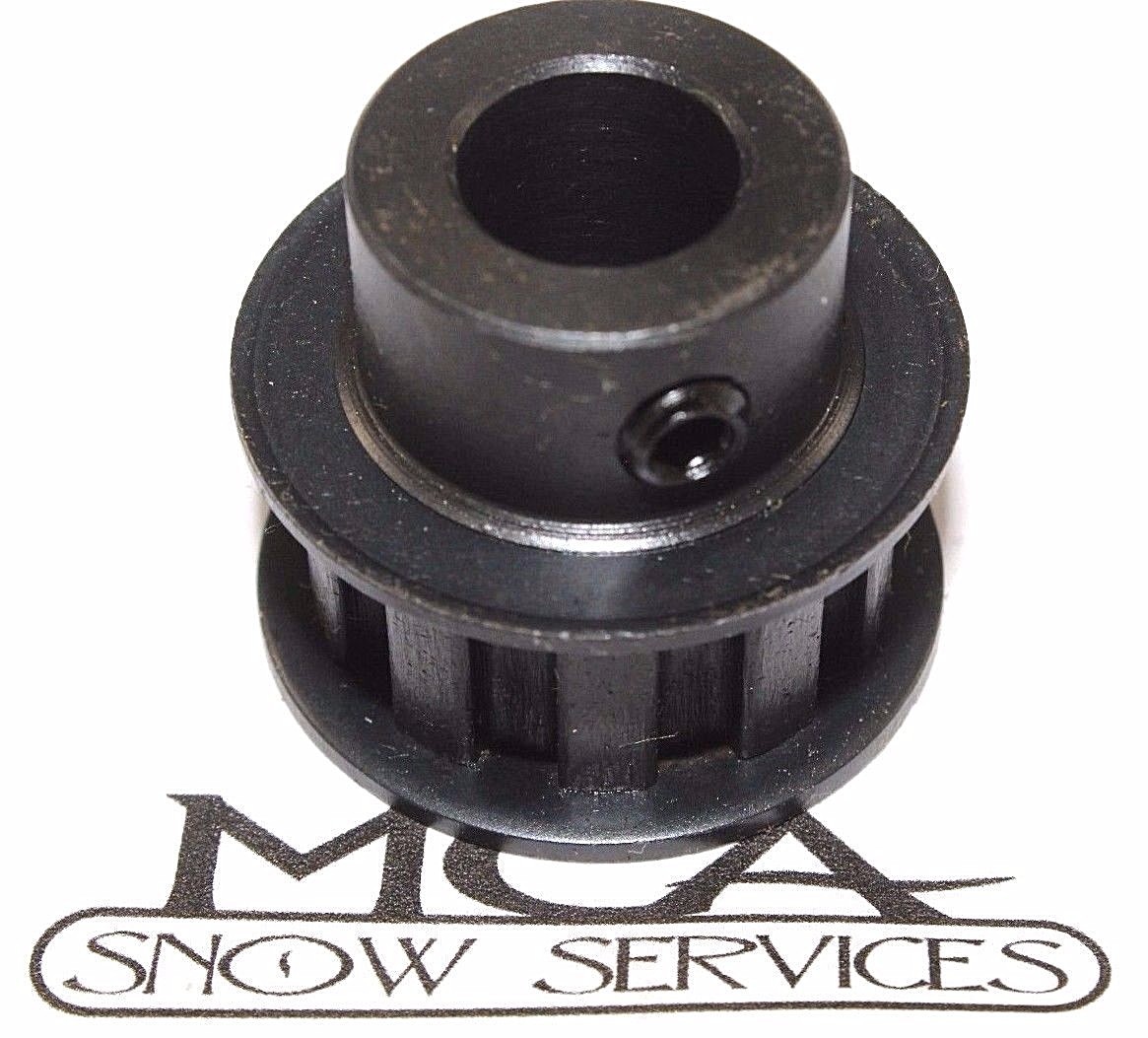 WESTERN SALT SPREADER TORNADO 10 TOOTH 1/2 SHAFT COGGED PULLEY 93101 ...