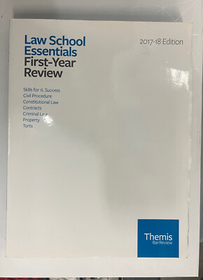 LAW SCHOOL ESSENTIALS First-Year Review 2017-18 Themis Bar Review | eBay