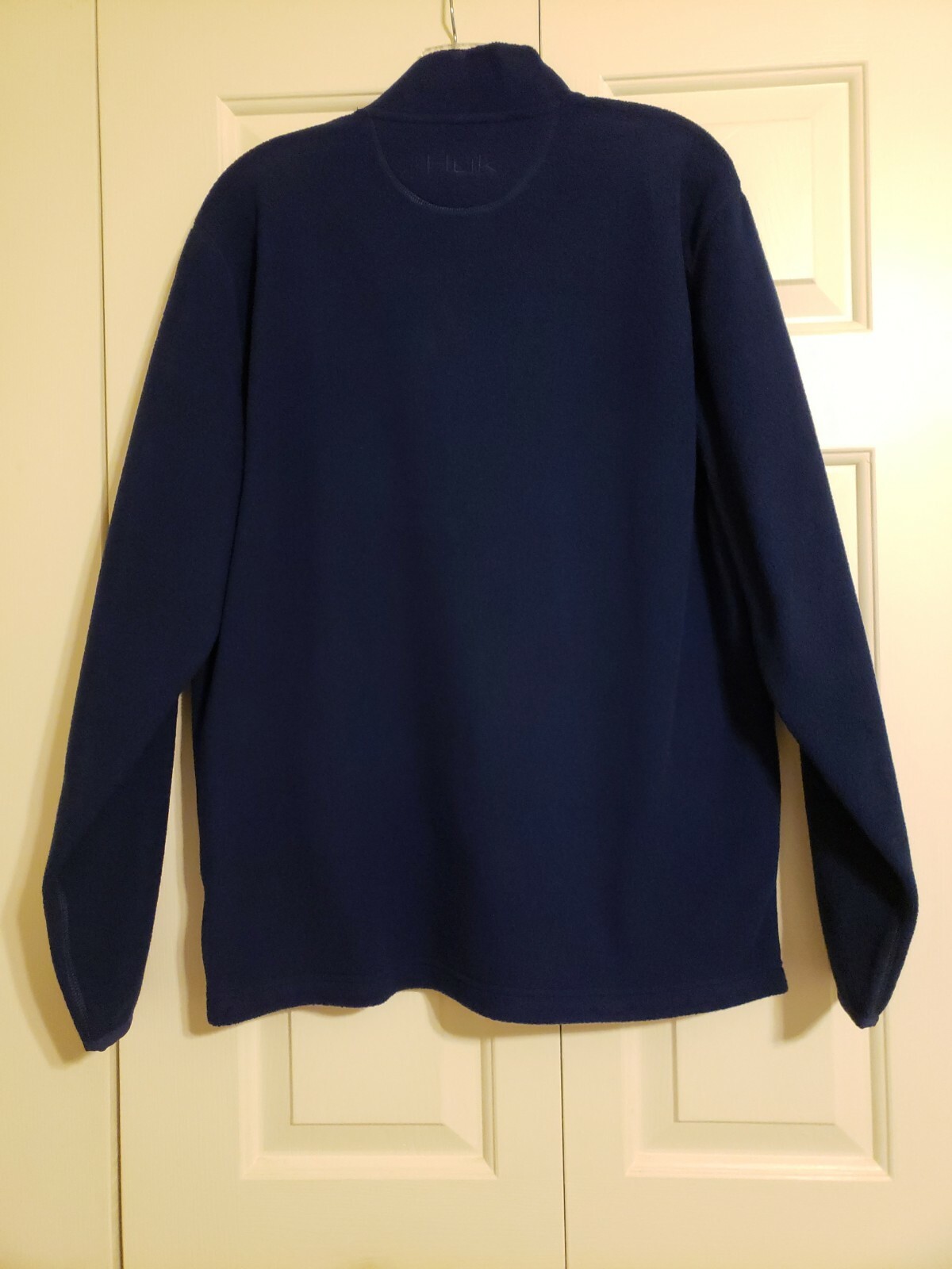Huk Channel 1/4 Zip Fleece Mock Neck Pullover Navy Blue Men's Medium ...